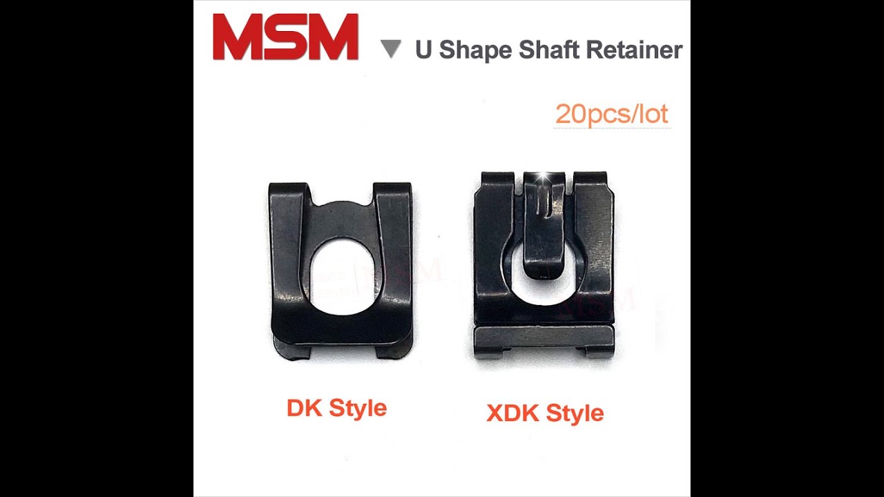 U Shape Shaft Retainer Elastic Retainning Clip For Shaft Antiloose ...