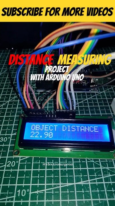 Distance Measuring Project Arduino Project Arduinoprojects Arduinorobot Shorts Youtube 