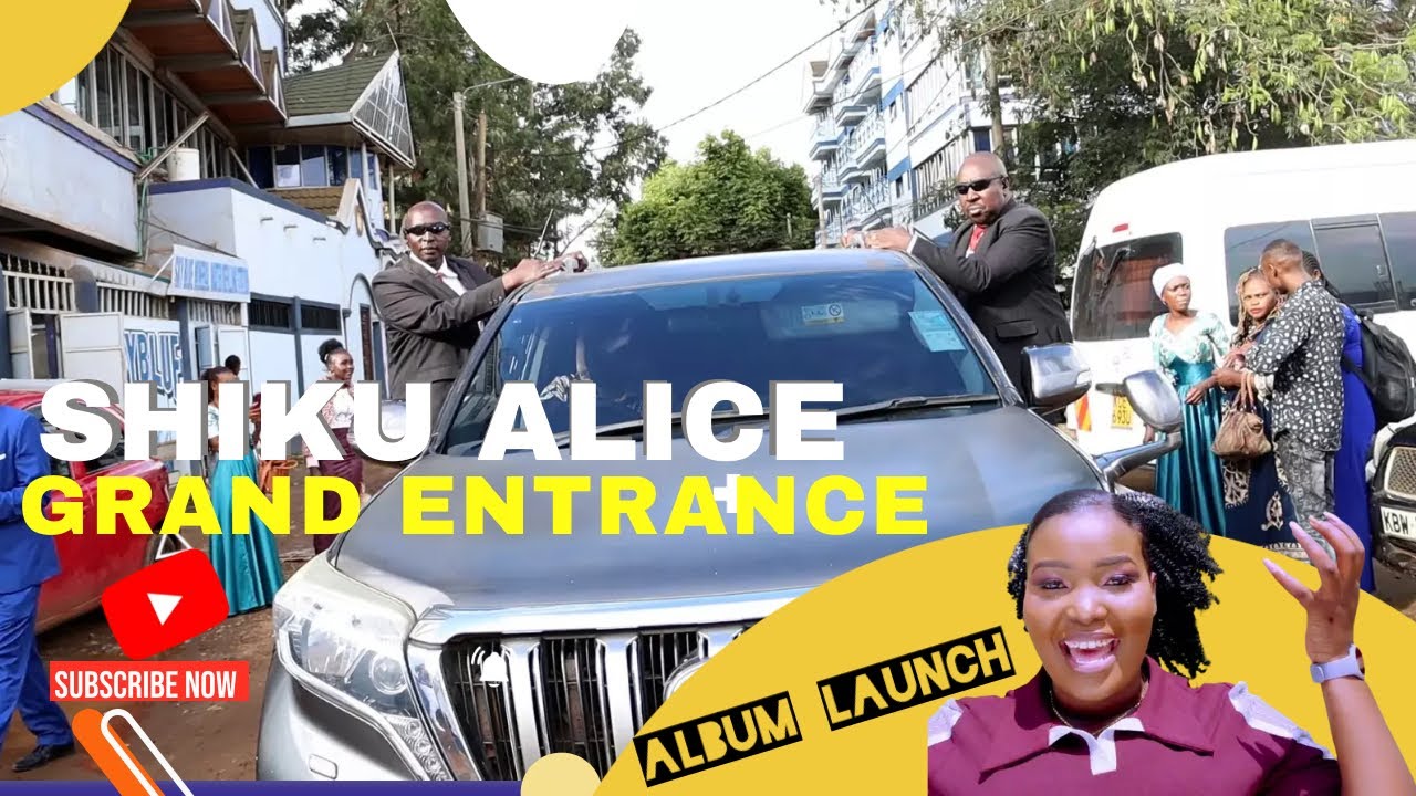 SHIKU ALICE GRAND ENTRANCE ON HER ALBUM LAUNCH - YouTube