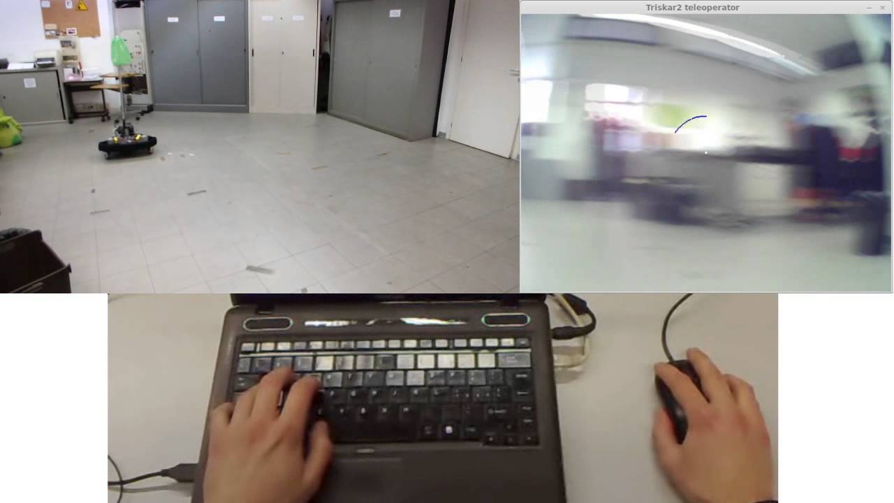 Triskar2 teleop demo - YouTube