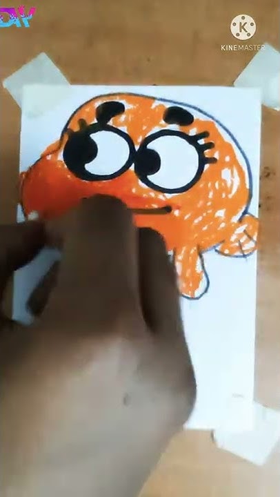 How to draw darwin | darwin drawing | easy darwin drawing | The Amazing World of Gumball - YouTube