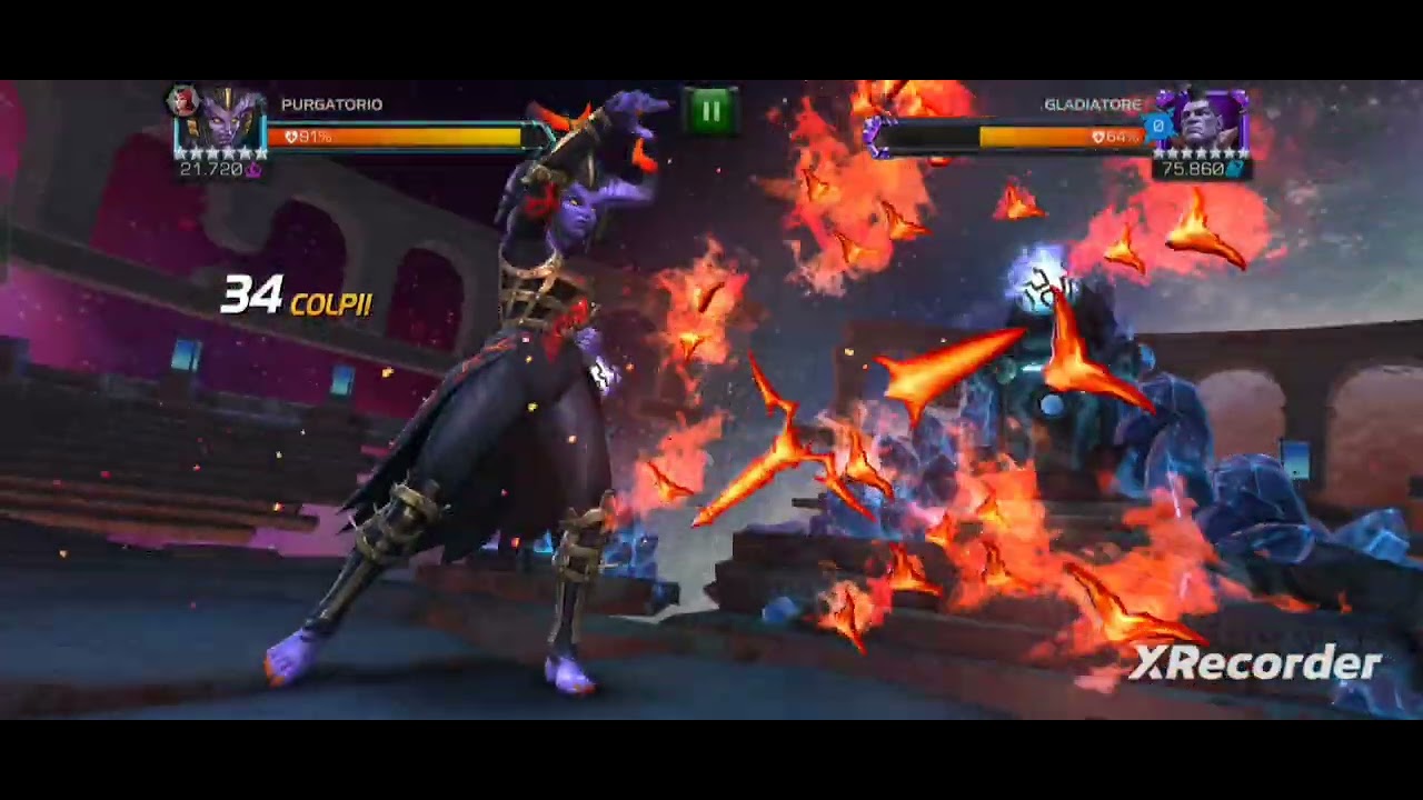Purgatory 6*r4 Vs Gladiator Side Quest Marvel Champions Of Contest Mcoc ...