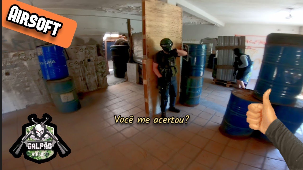 Acertei! | Gameplay no Galpão Airsoft | Guarulhos - YouTube