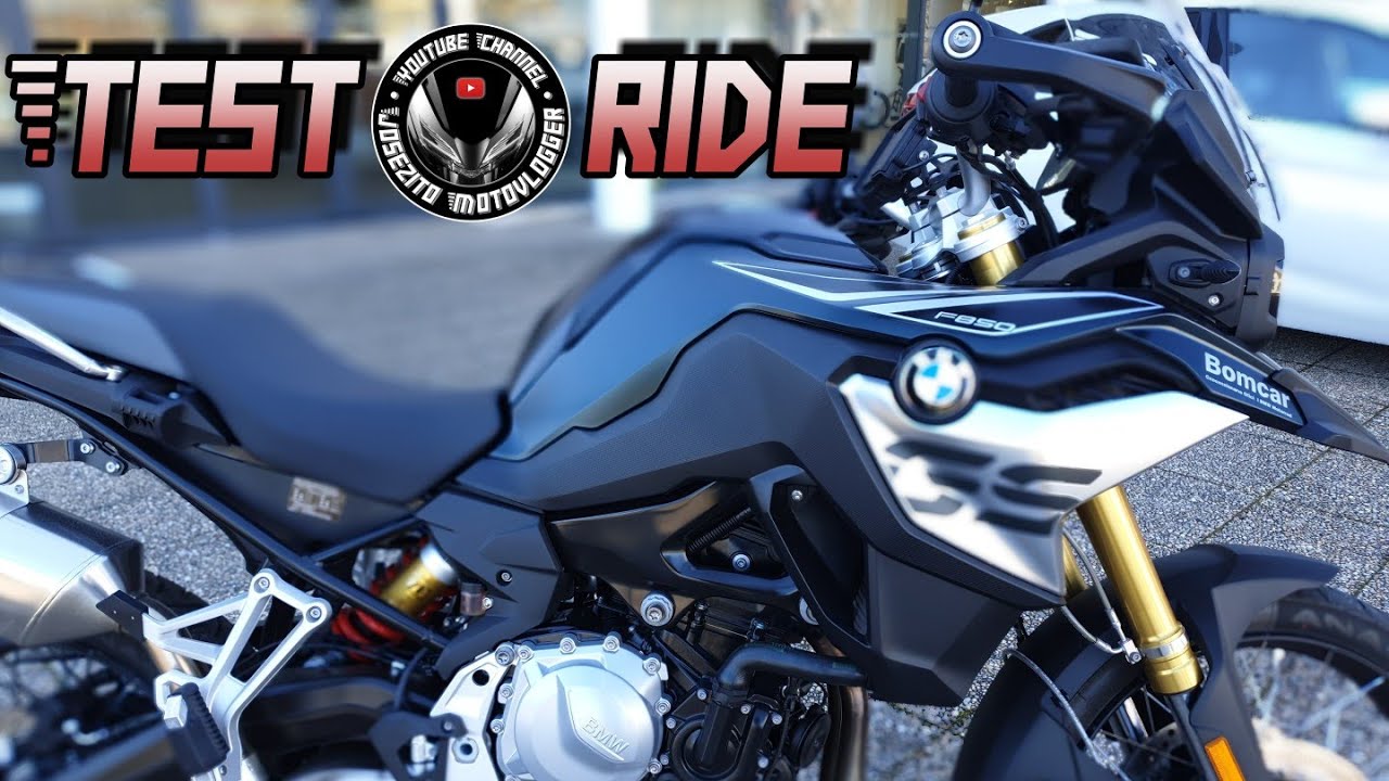 BMW F850 GS 2018/2019 - Test ride - YouTube