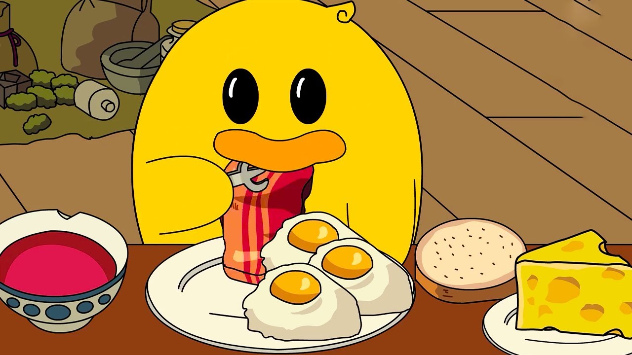 Little Honey Duck's mukbang in "Howl's Moving Castle"#animation #Howl's ...