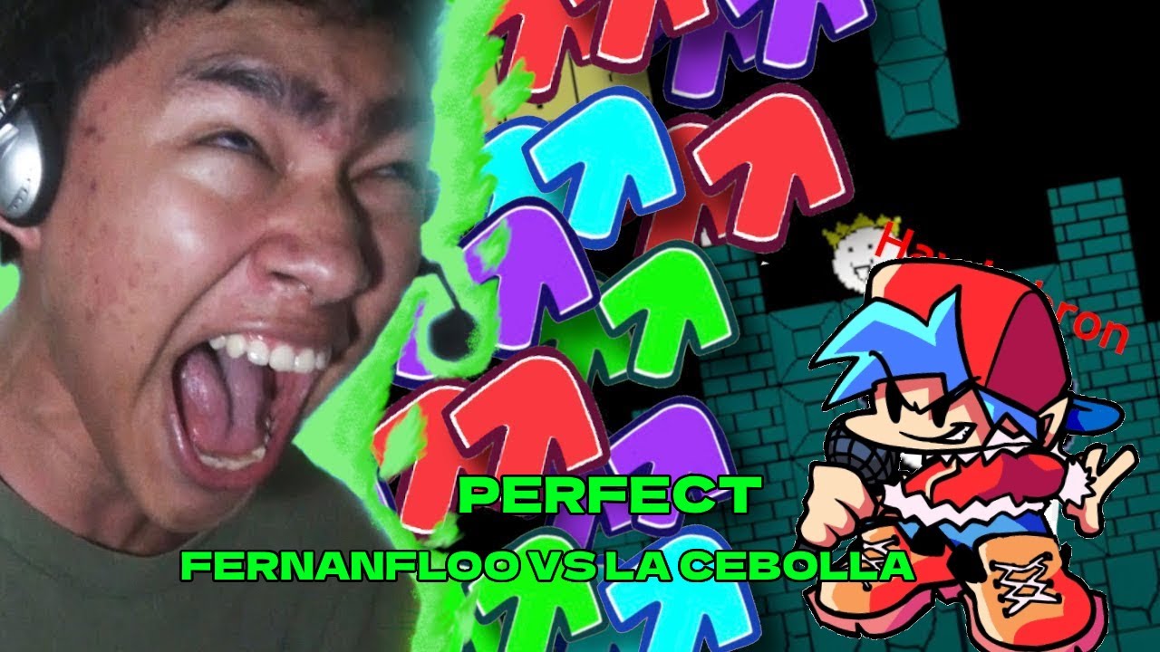 Friday night funkin Fernanfloo vs pelo con cebolla gato bros (syobon ...