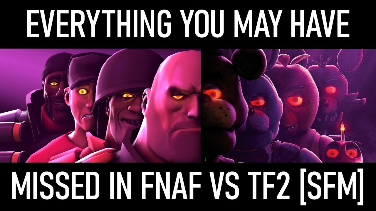 EVERY Reference/Meme in FNAF vs TF2 [SFM] - YouTube
