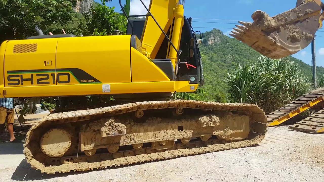 SUMITOMO SH 210-5 เปิดบ่อลูกรังใหม่ EP.31 - YouTube