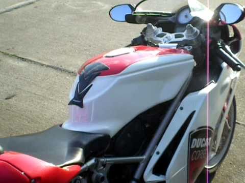 ducati 749 termignoni racing cored exhaust - YouTube