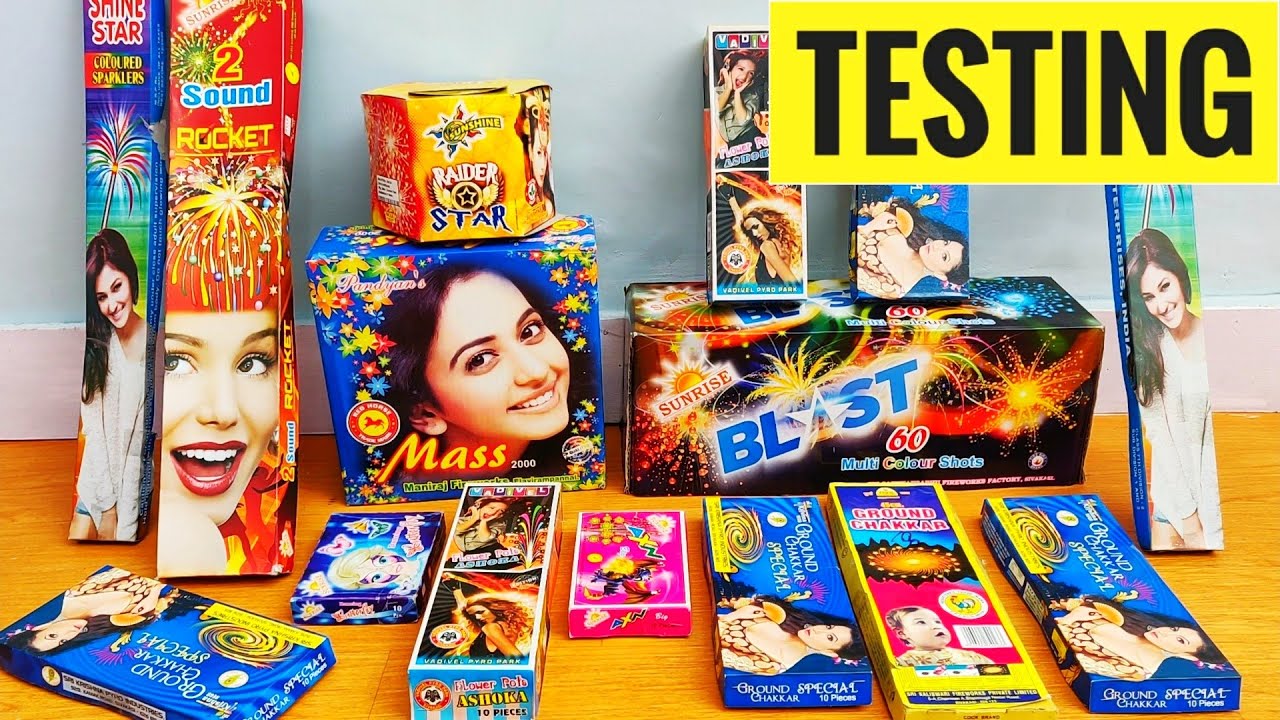 TESTING CRACKERS | DIWALI CRACKERS | DIWALI KE PATAKHE | CRACKERS ...