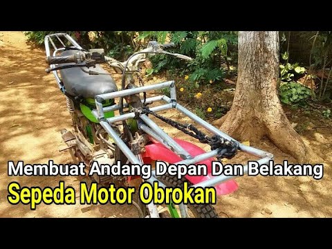 Proses LAS Pembuatan ANDANG DEPAN Dan BELAKANG Pada SEPEDA MOTOR ...