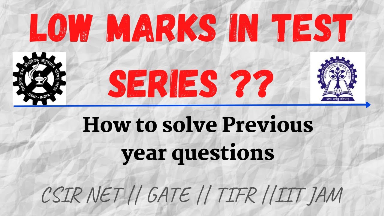 Low Marks in Test Series||How to Solve Previous year Questions ...