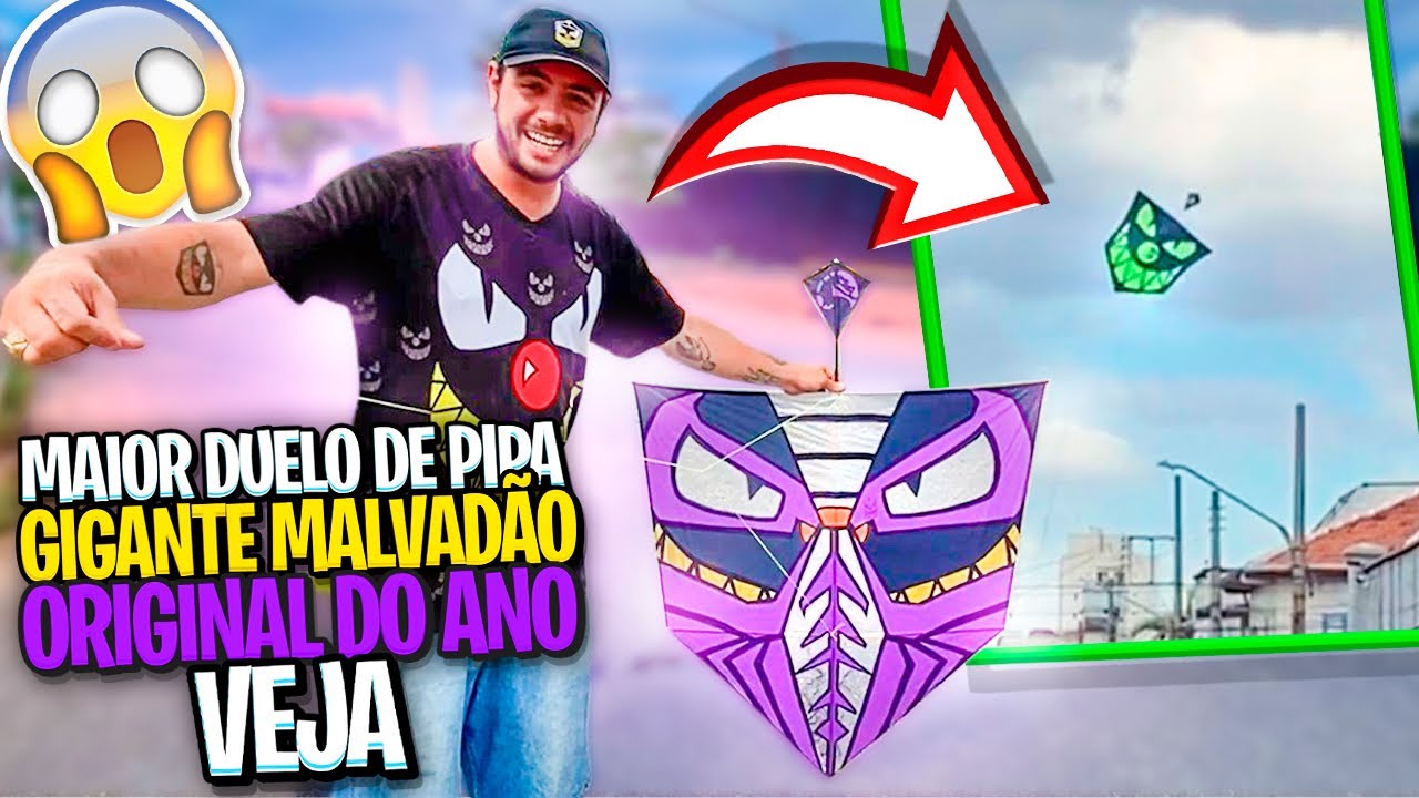 MAIOR DUELO DE PIPA MALVADÃO ORIGINAL - RELO SINISTRO 🙅🏼‍♂️🪁 - YouTube