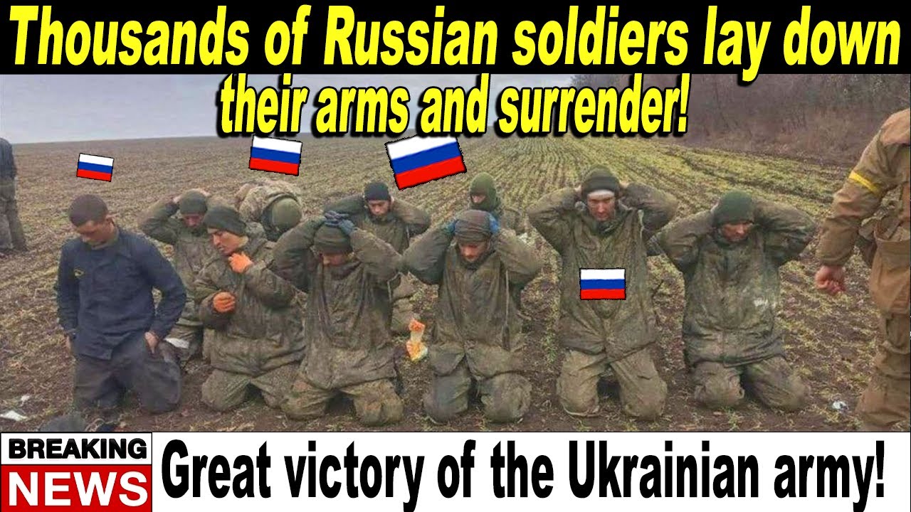 The holiest moment in history! Thousands of Russian soldiers lay down ...