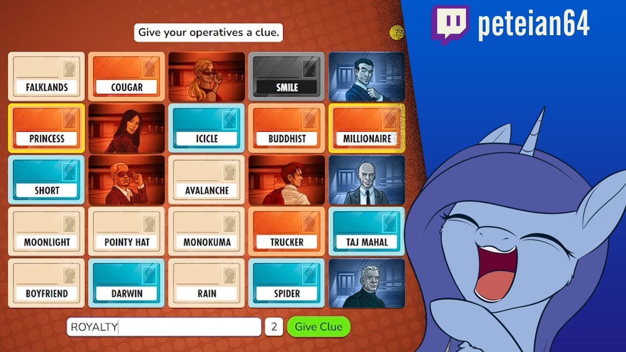 Reverse Codenames, 1 Operative many Spymasters then Split the Room ...