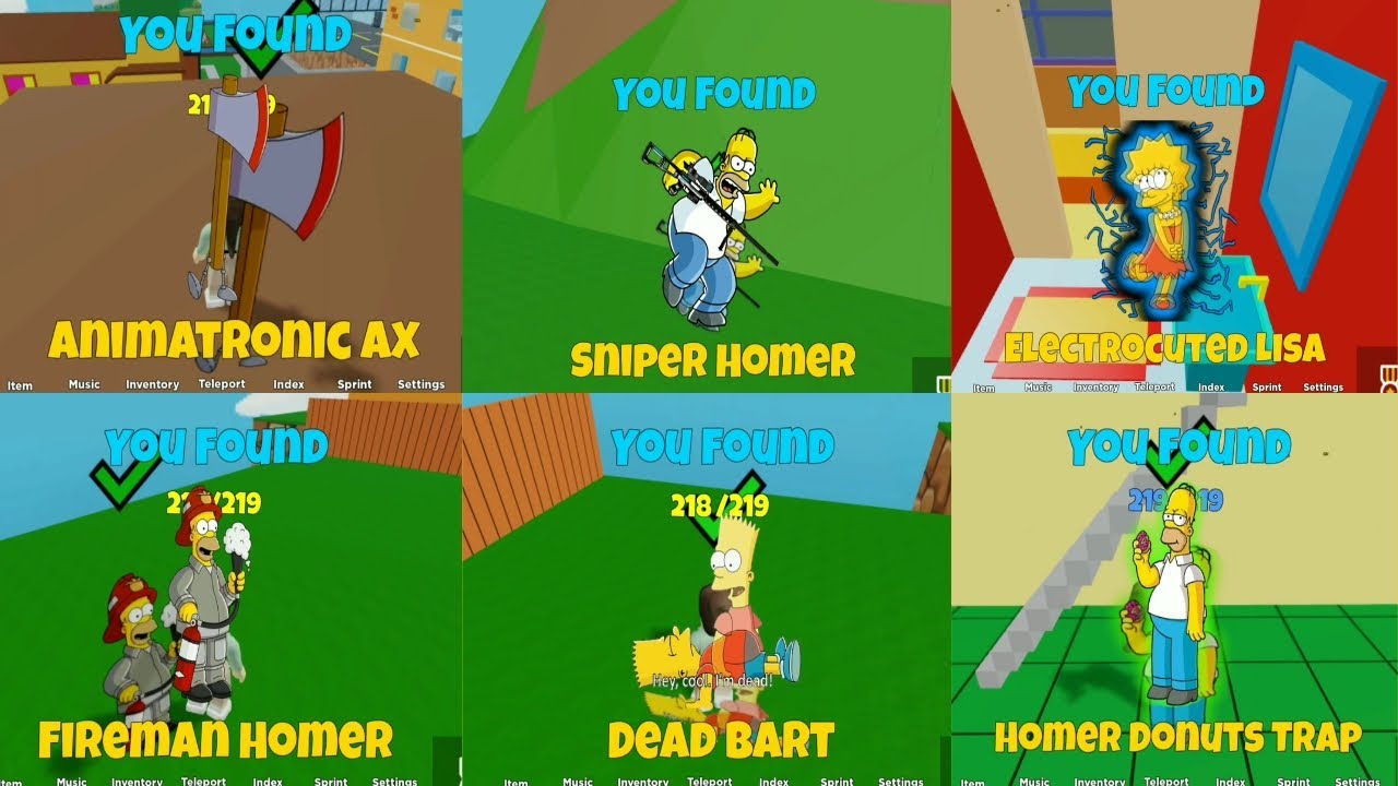 How To Find 6 New Characters In Find The Simpsons - YouTube