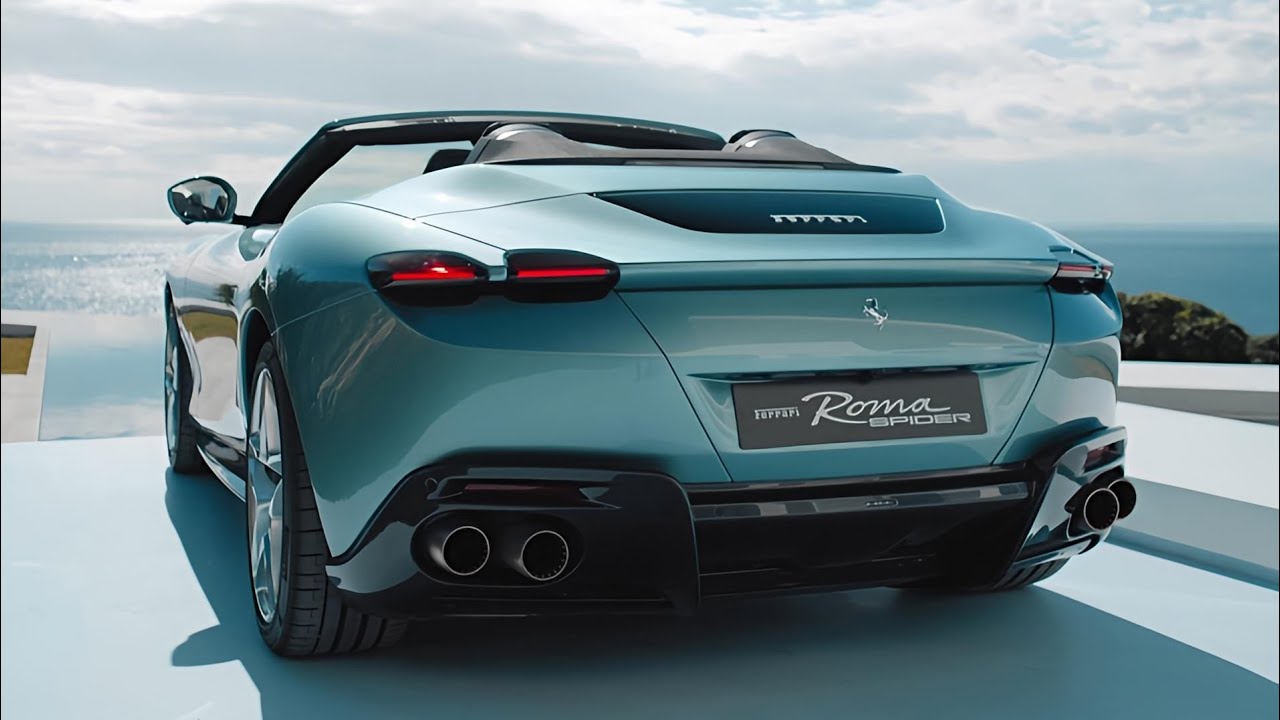 Ferrari Roma Spider officially revealed! First Look! - YouTube