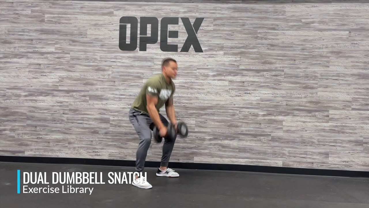 Dual Dumbbell Snatch - YouTube