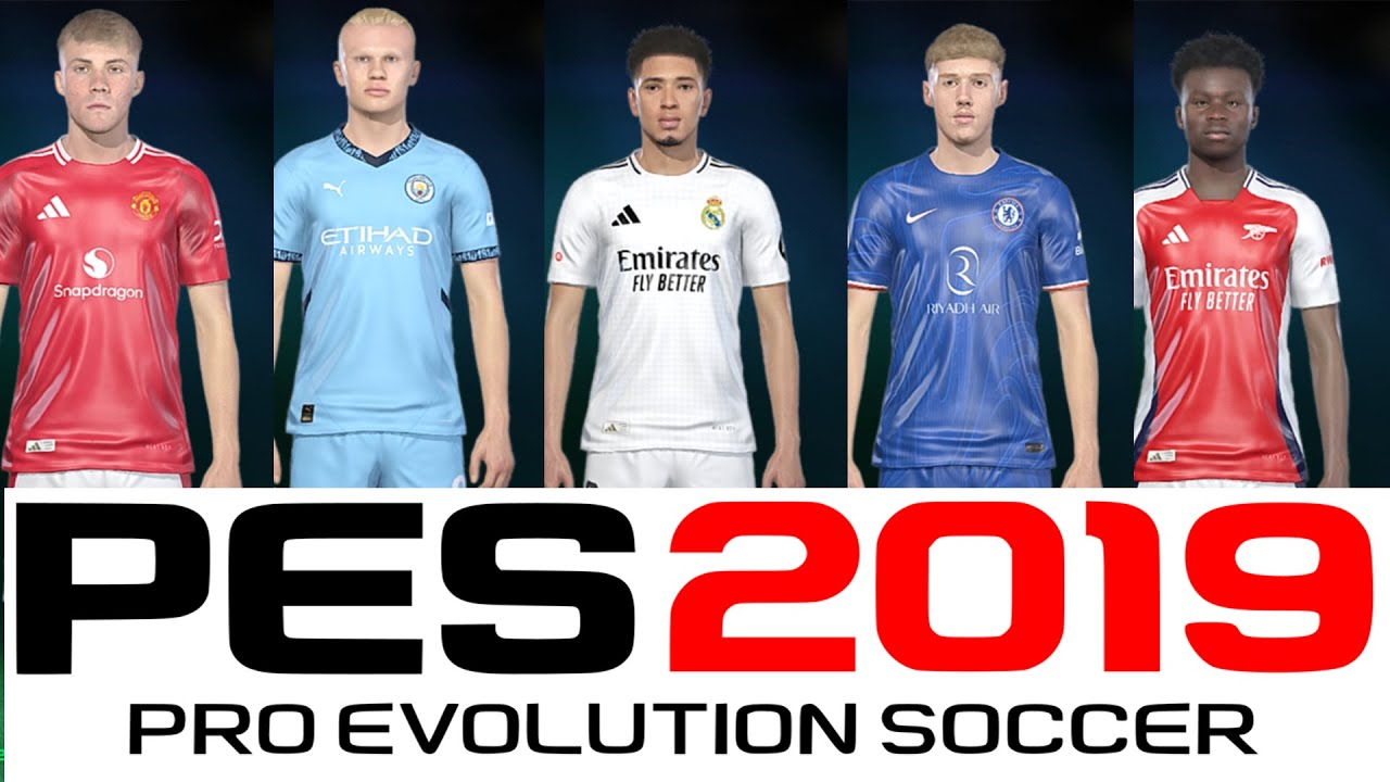 LIVE : PES 2019 NEW 24/25 KITS - YouTube