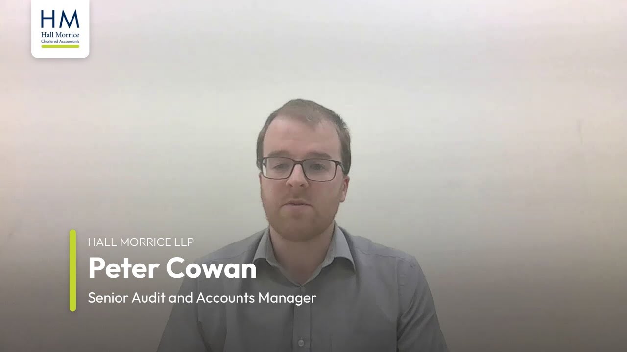 Peter Cowan, Senior Audit & Accounts Manager - Hall Morrice - YouTube