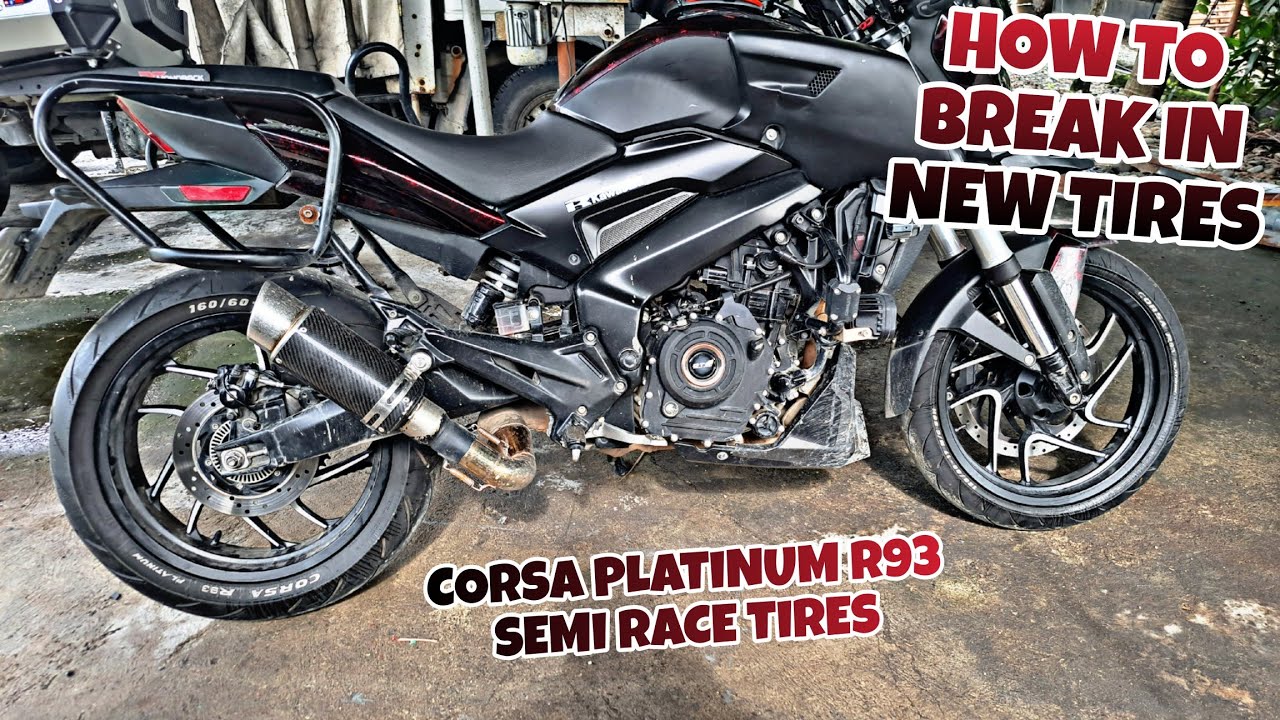 CORSA PLATINUM R93 BREAK IN | DOMINAR 400 UG + HP EXHAUST - YouTube