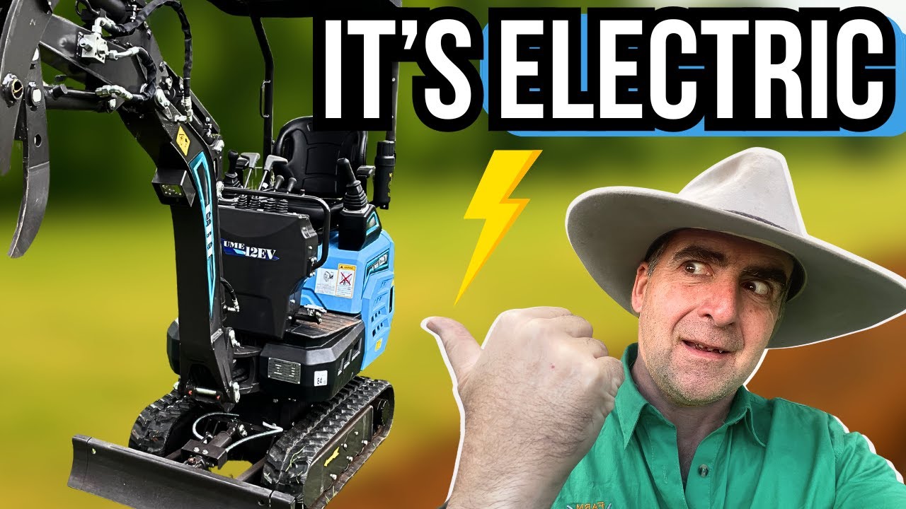 Electric Mini Excavator Review: UME 12EV Field Test | Tim Thompson