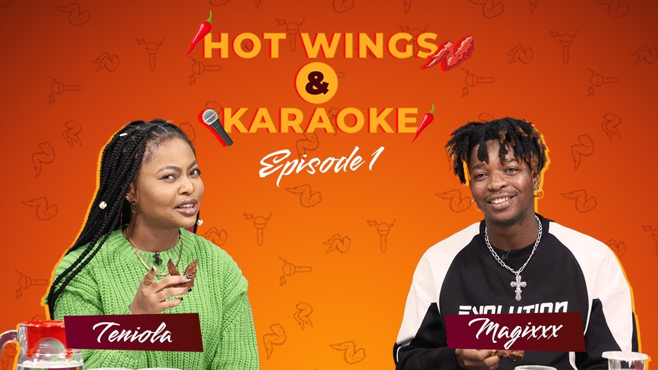 Mavins Star, Magixxx and Nollywood Actor, Teniola Aladese try Hot Wings ...