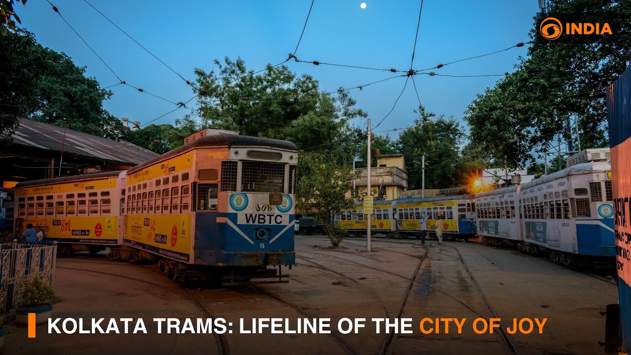 From past to present: Kolkata's iconic trams | DD India - YouTube
