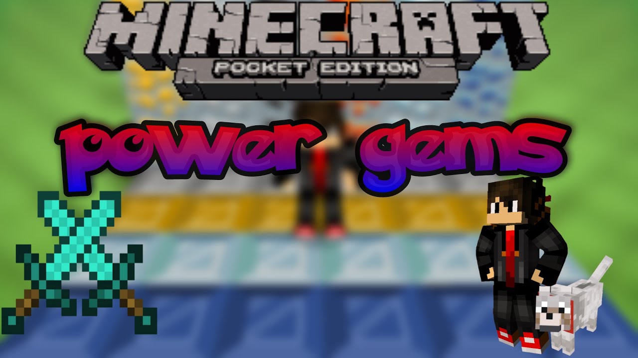 power gems/mod para minecraft pe 0.11.1 - YouTube