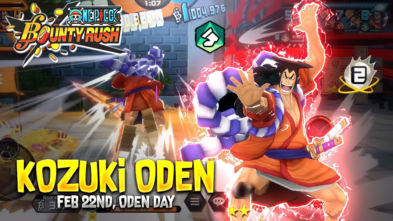 KOZUKI ODEN IS BACK !! [HAPPY BIRTHDAY] GAMEPLAY RUNNER GANAS || ONE ...