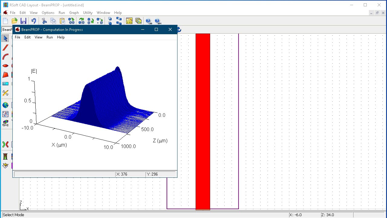 how to draw waveguide in beampro method using Rsoft - YouTube