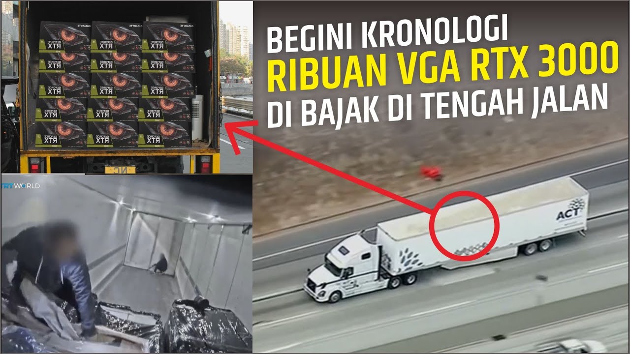 @235 Ribuan vga RTX 3000 merk EVGA di rampok dengan cara di game GTA V ...