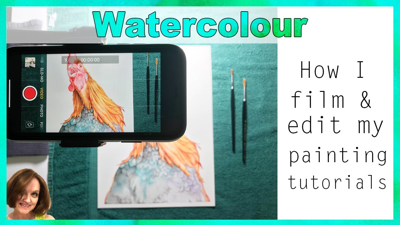 How I Film and Edit my Painting Video Tutorials - YouTube