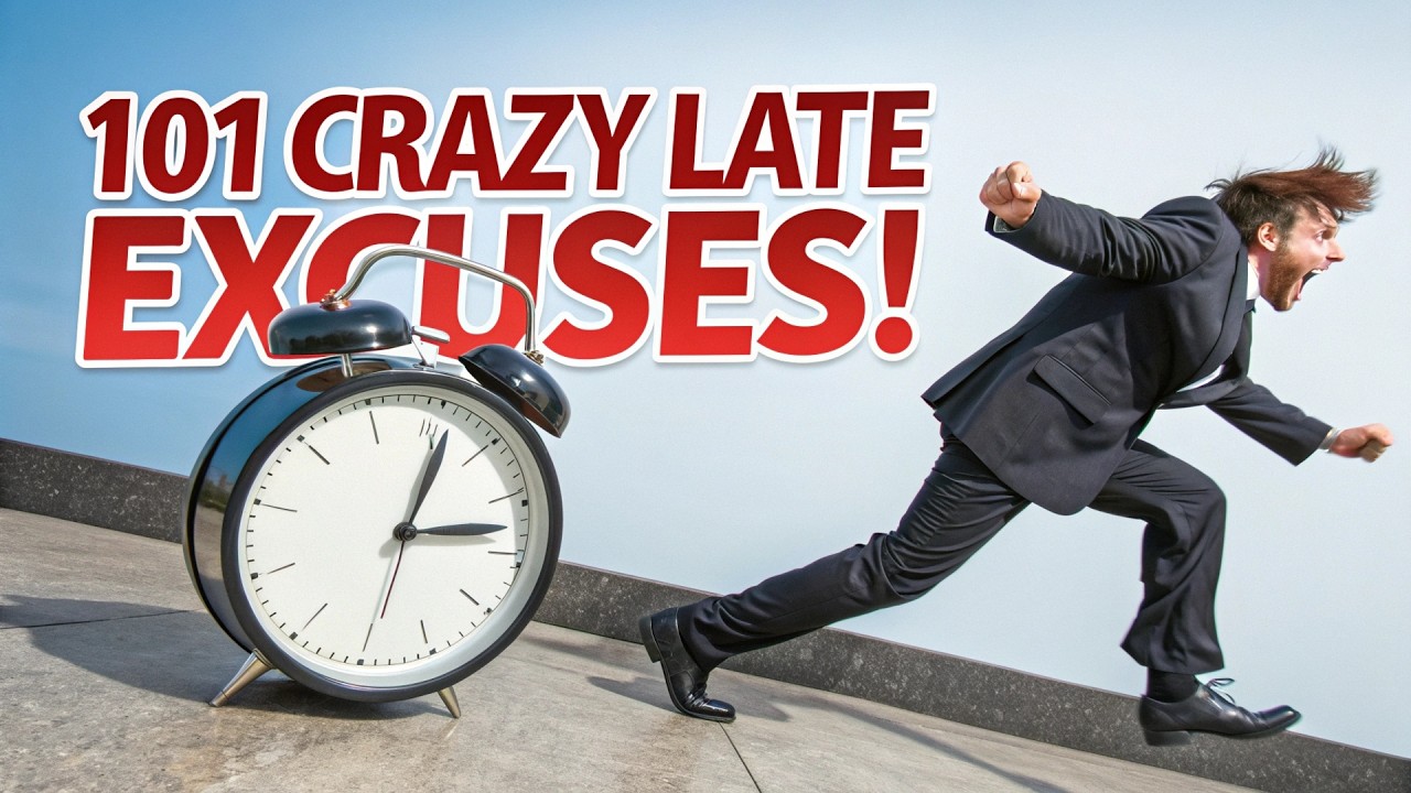 101 Craziest Excuses for Being Late to Work in America - YouTube