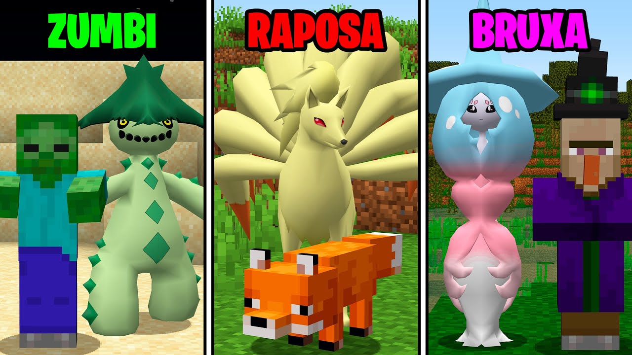 Mobs Decidem Meus Pokémon No Minecraft Pixelmon Youtube