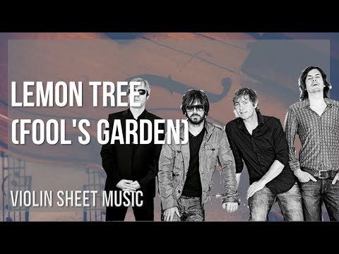 Violin Sheet Music: How to play Lemon Tree by Fool's Garden - YouTube