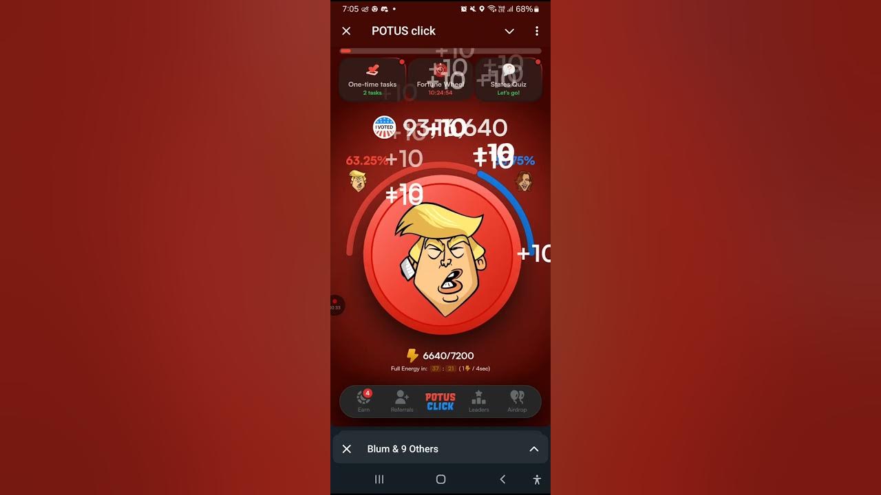 27th November potusclick daily quiz #crypto #cryptocurrencyairdrop #potusclick - YouTube
