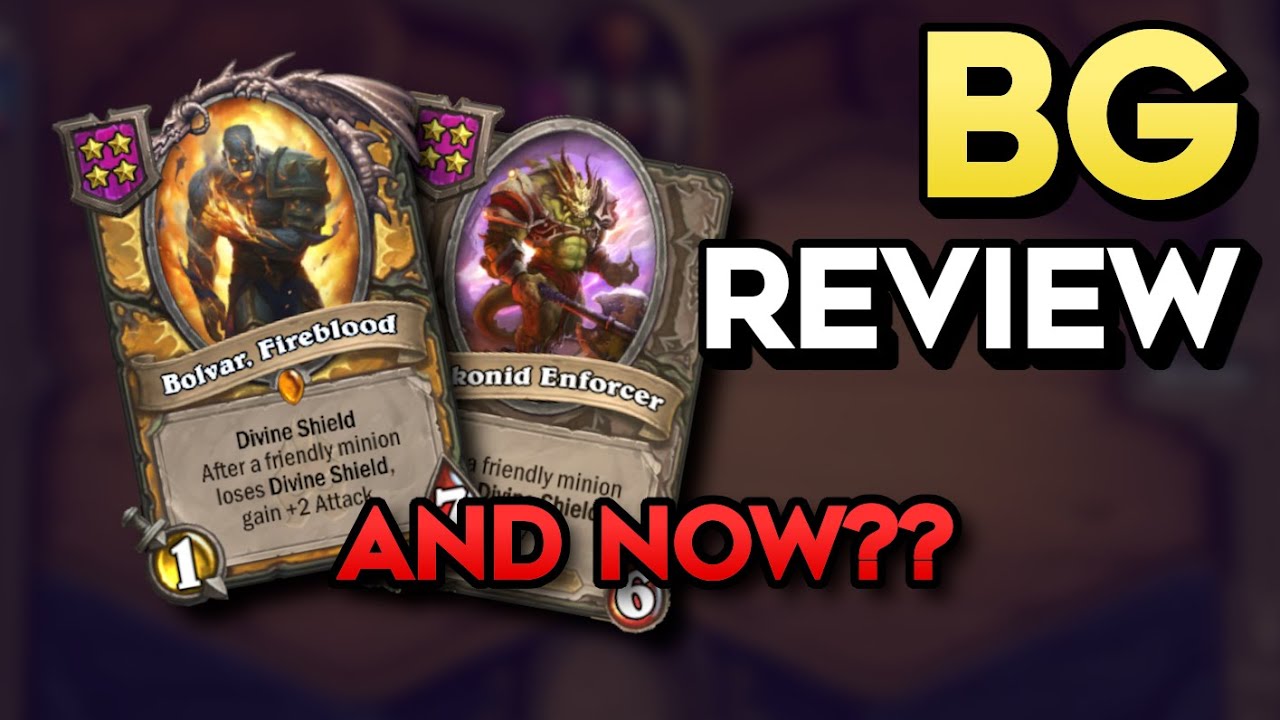 The divine shield trap (BG review) | Hearthstone Battlegrounds - YouTube