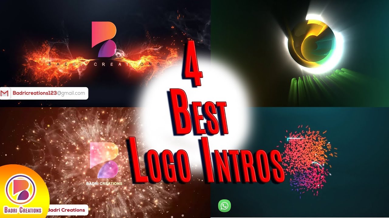 The Best 4 Intro Templates Ever! After Effects Free Download || Badri ...