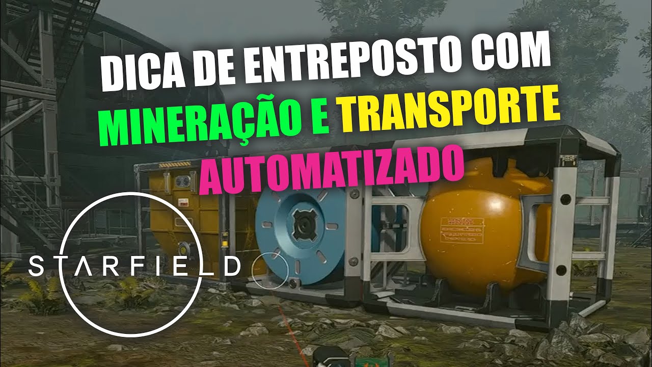 STARFIELD INCRÍVEL DICA DE ENTREPOSTO COM MINERAÇÃO E TRANSPORTE ...