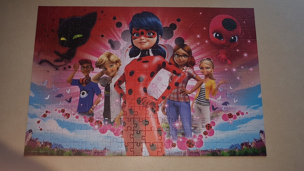 Miraculous LadyBug Puzzle 260 Pieces - YouTube