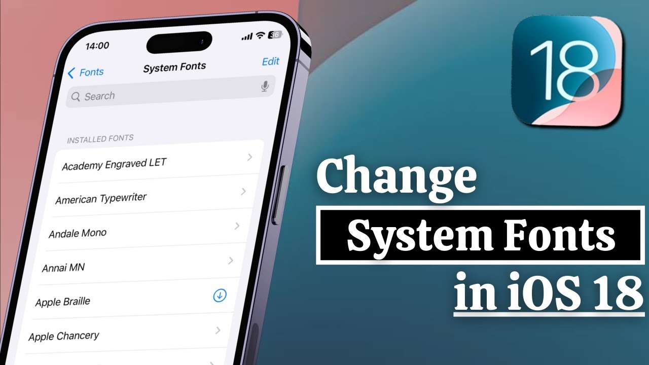 How to Change System Font in iPhone iOS 18 - YouTube