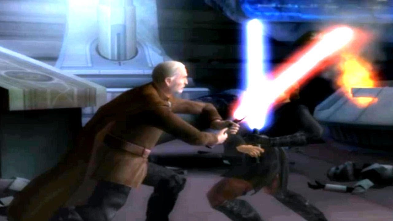 Star Wars: Ep3 PS2 (Count Dooku) vs (Anakin Skywalker) Duel Mode HD ...