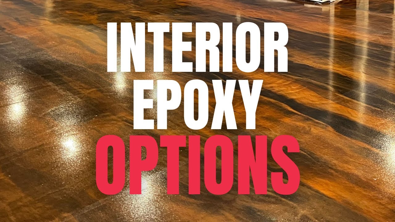 The Best Epoxy Options for Residential Interiors - YouTube