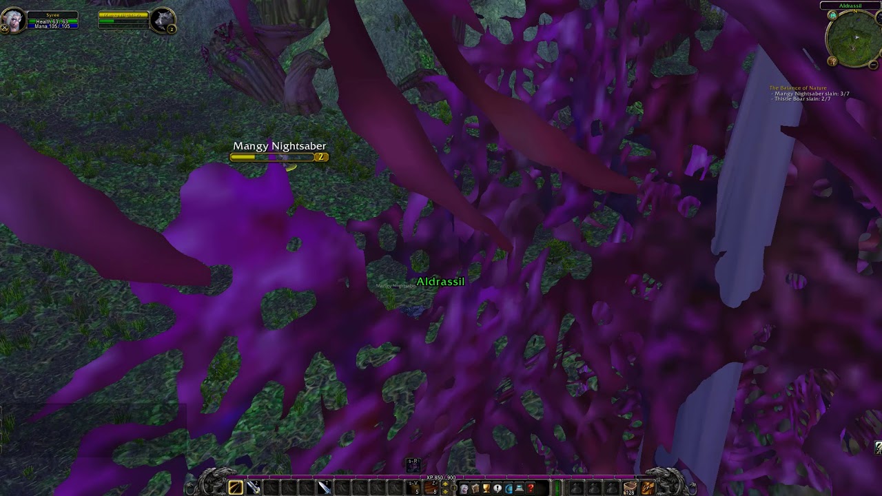 The Balance of Nature (Mangy Nightsaber / Thistle Boar) WoW Classic ...