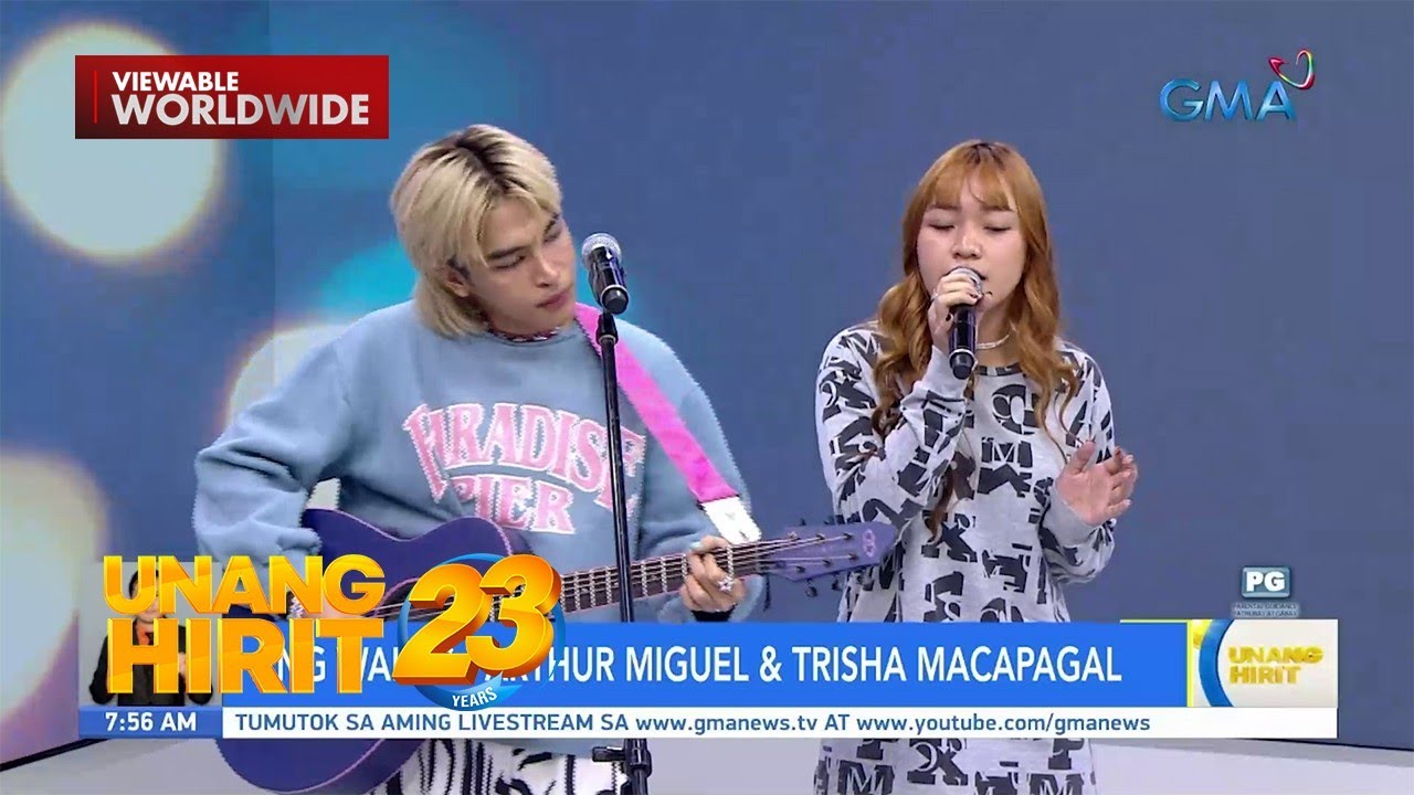 TikTok hits- ‘Ang Wakas’ with Arthur Miguel & Trisha Macapagal | Unang Hirit - YouTube