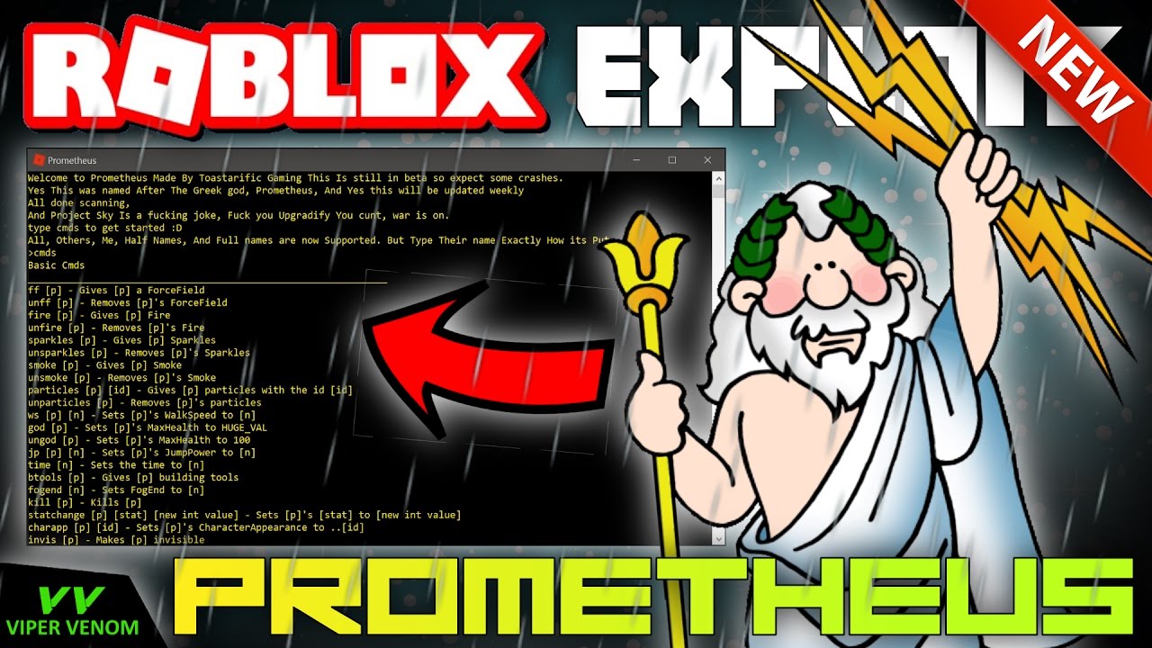 NEW ROBLOX EXPLOIT: PROMETHEUS (PATCHED) FENCING, CLONES, STATCHANGE ...