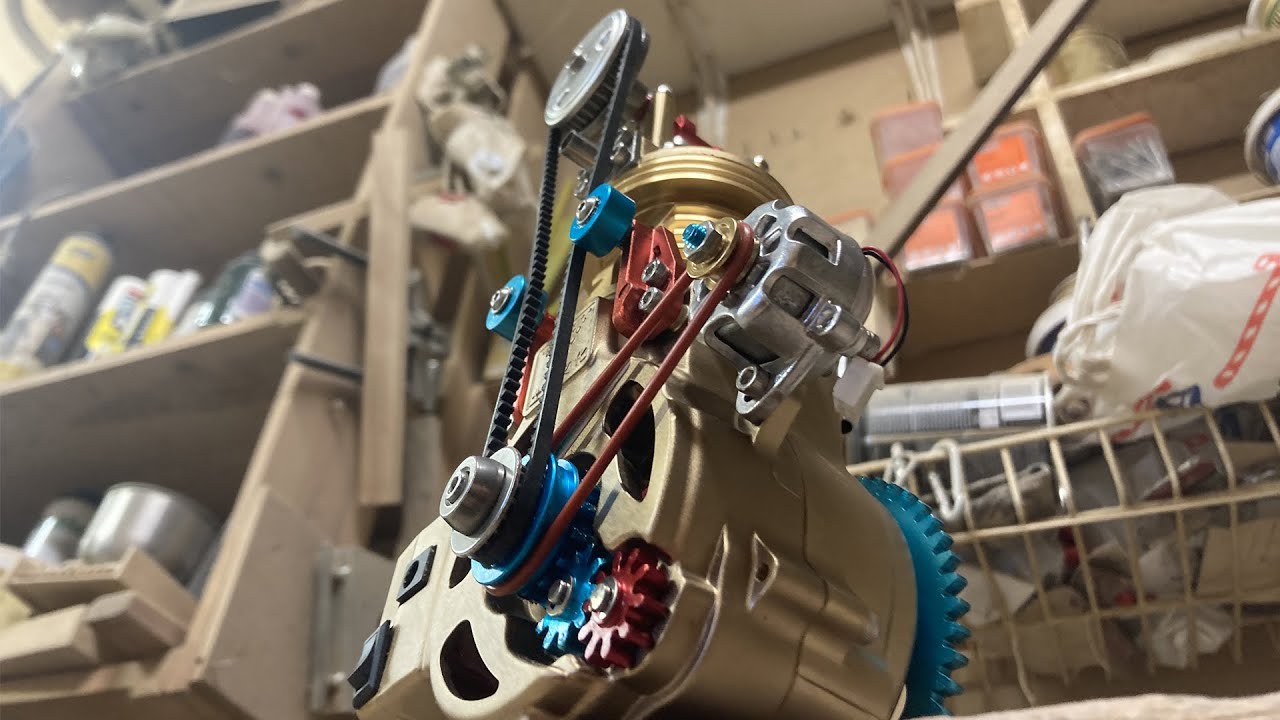 DIY Metal Engine Model - YouTube