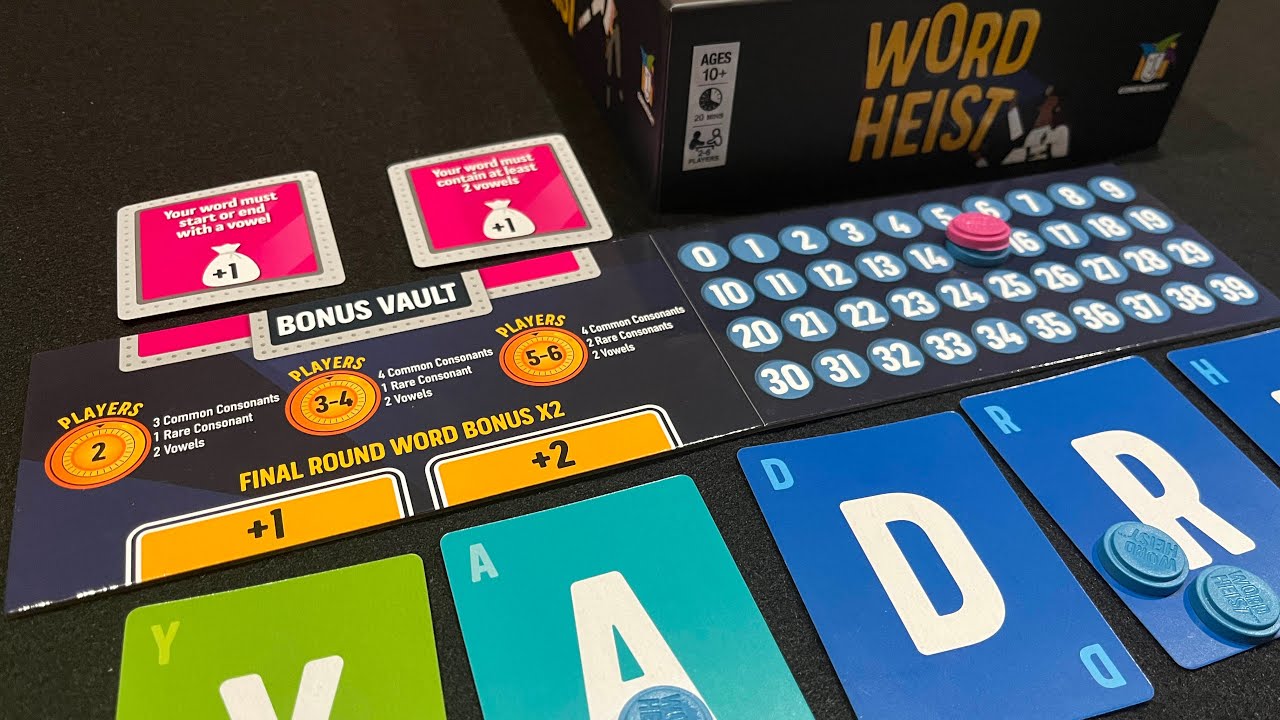 DGA Plays Board Games: Word Heist - YouTube