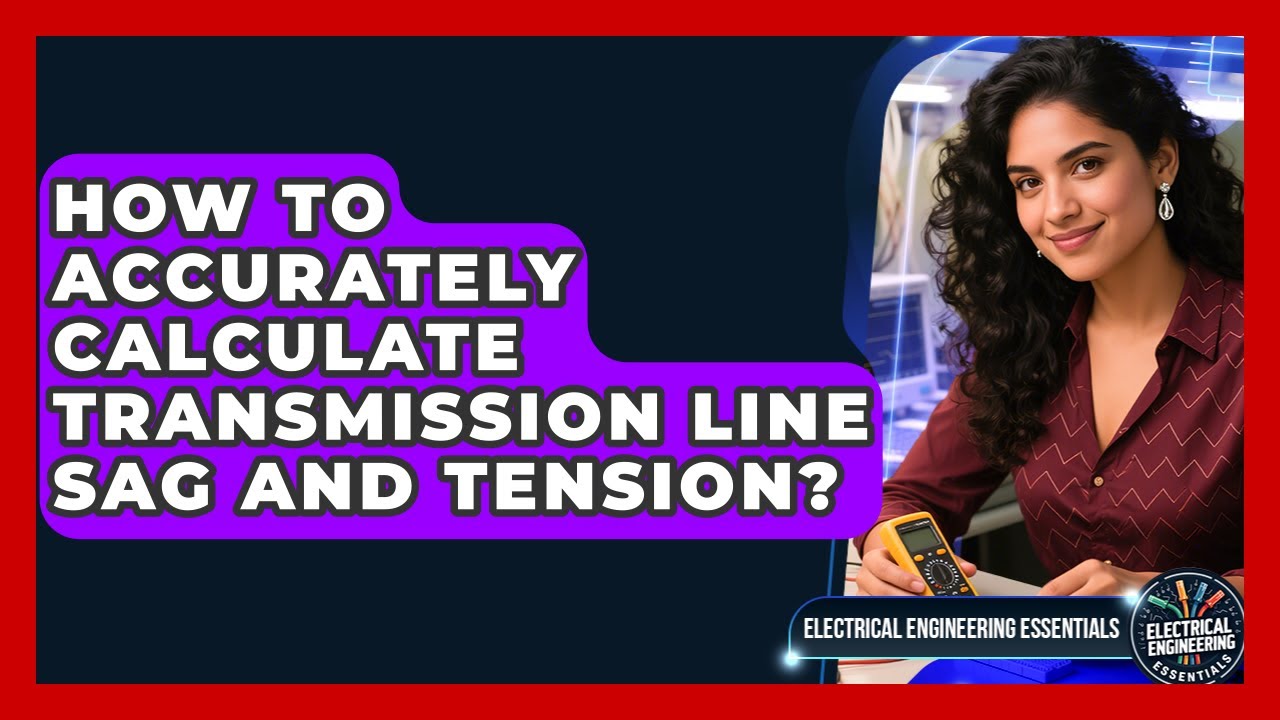 How To Accurately Calculate Transmission Line Sag And Tension ...